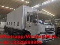 China New designed RHD 6.1m day old chick transported truck with shelves(three layers) for sale, China made baby chick vehicle for sale