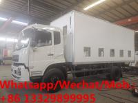 China New designed RHD 6.1m day old chick transported truck with shelves(three layers) for sale, China made baby chick vehicle for sale