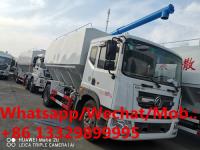 China HOT SALE! DONGFENG D9 18cbm bulk feed transported vehicle customized for Philippines, livestock and poultry feed truck for sale