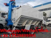 China HOT SALE! DONGFENG D9 18cbm bulk feed transported vehicle customized for Philippines, livestock and poultry feed truck for sale