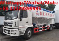 China customized Shacman 4*2 LHD 16cbm-18cbm animal feed truck for sale, 8tons diesel livestock poultry feed container vehicle for sale