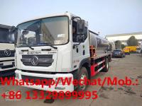 China customized Dongfeng D9 4*2 LHD 210hp Euro 6 10cbm asphalt spreading tanker truck for sale, bitumen distributing truck for sale