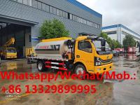 China Customized dongfeng duolika 4*2 LHD Euro 6 6cbm asphalt tanker truck for sale,Dongfeng 5tons bitumen spreading vehicle for sale