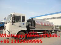 China dongfeng Tianjin 4*2 190hp diesel 10cbm 8T Standard type asphalt spreading tanker truck for sale, bitumen tanker vehicle for sale