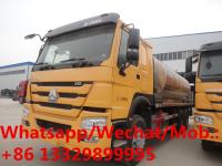 China SINO TRUK HOWO 6*4 RHD 371hp diesel  16CBM 14T asphalt tanker truck for sale, bitumen spreading tanker truck for sale for sale