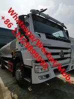 China Customized SINO TRUK HOWO 4*2 RHD 8T intelligent type asphalt tanker vehicle for sale, 10CBM bitumen spreading truck for sale
