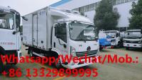 China HOT SALE! SHACMAN 4*2 130hp diesel refrigerated truck, customized refrigerated truck for vegetables and fruits for sale for sale