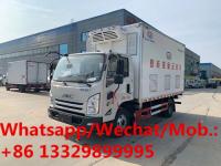 China JMC 4*2 LHD 130hp diesel Euro 6 day old chick transported truck for sale,Chinamade poultry live baby chick van vehicle for sale