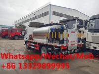 China Customized new HYUNDAI LHD 130hp 4cbm 3tons intelliegent asphalt distributing vehicle for sale, bitumen tanker truck for sale