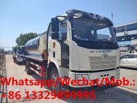 China Customized FAW new intelligent type asphalt spreading tanker vehicle for sale, bitumen distributing tanker vehicle for sale