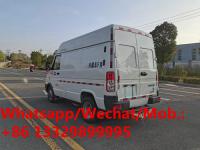China brand 4*2 LHD 2.15m 2Tons length refrigerated truck for sale, HOT SALE! good price new  reefer van truck for sale