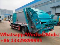 China HOT SALE! JMC brand 4*2 LHD kaiyun brand 152hp Euro 6 diesel 7cbm garbage compactor truck, wastes collecting vehicle for sale
