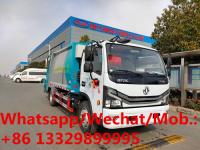 China Best seller-dongfeng 165hp diesel Euro 6 7cbm compacted garbage truck for sale,good price 7cbm garbage compactor vehicle for sale