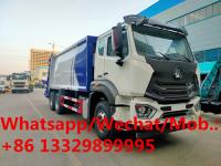 China Customized SINO TRUK 20CBM compacted garbage truck for Africa, Good quality new rear loader garbage truck for sale for sale