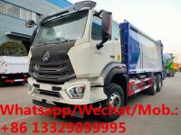 China Customized SINO TRUK 20CBM compacted garbage truck for Africa, Good quality new rear loader garbage truck for sale for sale
