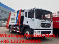 China Customized Dongfeng D9 12cbm 180hp Euro Ⅳ diesel engine garbage compactor truck customized for Philippines for sale for sale