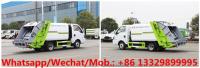 China HOT SALE!  mini 3.5cbm Dongfeng 95hp diesel compacted garbage truck for Underground garage, rear loader garbage truck for sale
