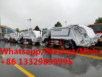 China Customized SHACMAN 4*2 LHD 6CBM compactor garbage truck for sale, good price new shacman 4-5tons garbage compactor truck for sale