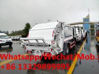 China Customized SHACMAN 4*2 LHD 6CBM compactor garbage truck for sale, good price new shacman 4-5tons garbage compactor truck for sale