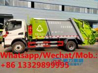 China HOT SALE!JAC Junling V7 120KW diesel 8cbm garbage compactor truck, good quality refuse garbage truck supplier in China for sale