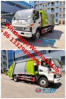 China HOT SALE!JAC Junling V7 120KW diesel 8cbm garbage compactor truck, good quality refuse garbage truck supplier in China for sale