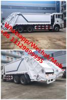 China HOT SALE! Customized SHACMAN BRAND 6*4 LHD 18CBM garbage compactor truck for sale, 115tons compacted garbage truck for sale