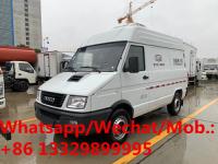 China brand 4*2 LHD 2.15m length refrigerated van truck for sale, Best price new  brand cold room van vehicle for sale
