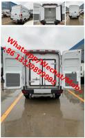 China brand 4*2 LHD 2.15m length refrigerated van truck for sale, Best price new  brand cold room van vehicle for sale