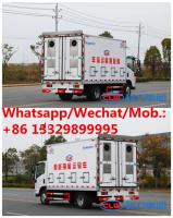 China Customized new ISUZU brand 120hp diesel 20,000 day old chicks transported van truck for sale, younger baby chick van for sale