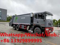China Dongfeng 6*4 LHD T5 260hp diesel Euro 6 18cbm garbage compactor truck for sale,18cbm refuse garbage compactor vehicle for sale