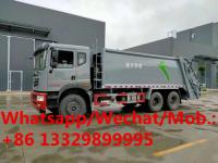 China Dongfeng 6*4 LHD T5 260hp diesel Euro 6 18cbm garbage compactor truck for sale,18cbm refuse garbage compactor vehicle for sale