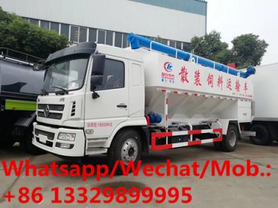 China CLW brand shanqi XUANDE X6 4*2 LHD Euro 5 diesel 22cbm-24cbm bulk feed transported vehicle for sale, animal feed truck for sale