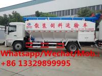 China CLW brand shanqi XUANDE X6 4*2 LHD Euro 5 diesel 22cbm-24cbm bulk feed transported vehicle for sale, animal feed truck for sale