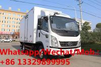 China Customized HYUNDAI brand 4*2 LHD 130hp Euro 5 diesel refrigerated truck for sale, HOT SALE! HYUNDAI cold room van truck for sale
