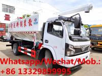 China Dongfeng 4*2 LHD D7L 12cbm 170hp Euro Ⅵ poultry livestock bulk feed truck for sale,farm-oriented feed pellet vehicle for sale