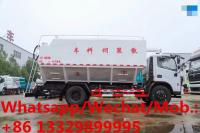 China Dongfeng 4*2 LHD D7L 12cbm 170hp Euro Ⅵ poultry livestock bulk feed truck for sale,farm-oriented feed pellet vehicle for sale