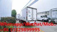 China HOT SALE! ISUZU brand 100P 4*2 LHD double cabs refrigerated truck, New best price ISUZU 120hp diesel cold room truck for sale