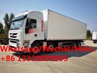 China GENLVON 425hp diesel 25tons refrigerated truck for sale, refrigerated truck for fresh fruits and vegetables for sale