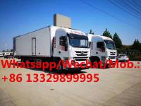 China GENLVON 425hp diesel 25tons refrigerated truck for sale, refrigerated truck for fresh fruits and vegetables for sale