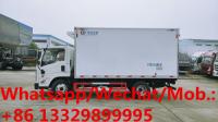 China HOT SALE! JMC brand kaiyun 4*2 LHD 130hp Euro 6 diesel refrigerated truck for sale, cheaper price cold van truck for sale