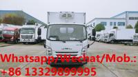 China HOT SALE! JMC brand kaiyun 4*2 LHD 130hp Euro 6 diesel refrigerated truck for sale, cheaper price cold van truck for sale