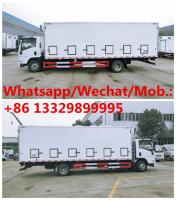 China new manufactured ISUZU 700P 4*2 190hp day old chick transported truck for sale, poultry refrigerated truck for baby duck for sale