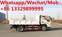 China Customized mini forland 115hp diesel dump garbage truck for sale, forland construction wastes collecting tipper truck for sale