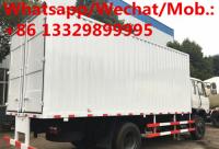 China HOT SALE!  Best price new dongfeng 4*2 LHD/RHD 10tons van cargo truck, factory sale good customized cargo van truck for sale