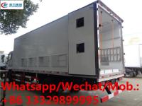 China HOT SALE! DONGFENG TIANJIN 190hp diesel 5.8m length day old chick van transported truck for day old chick truck for sale for sale
