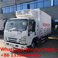 China new manufactured ISUZU livestock poultry day old chick transported vehicle for sale, refrigerated truck for baby chick for sale