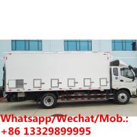 China FOTON Brand 4*2 LHD 45000 day old  chick transported van truck for sale, Best price livestock poultry refrigerated truck for sale