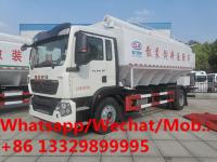 China best price SINO TRUK HOWO 4*2 20cbm farm-oriented livestock feed pellet truck for sale, bulk feed transported truck for sale