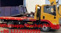 China Customized SHACMAN brand 3tons flatbed wrecker towing truck for sale, HOT SALE! new Road towing repaired vehicle for sale