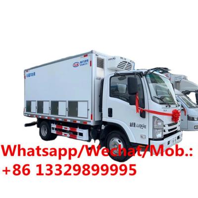 China China supplier of day chick transproted box truck for sale, new cheaper customized baby chick refrigerated van truck for sale
